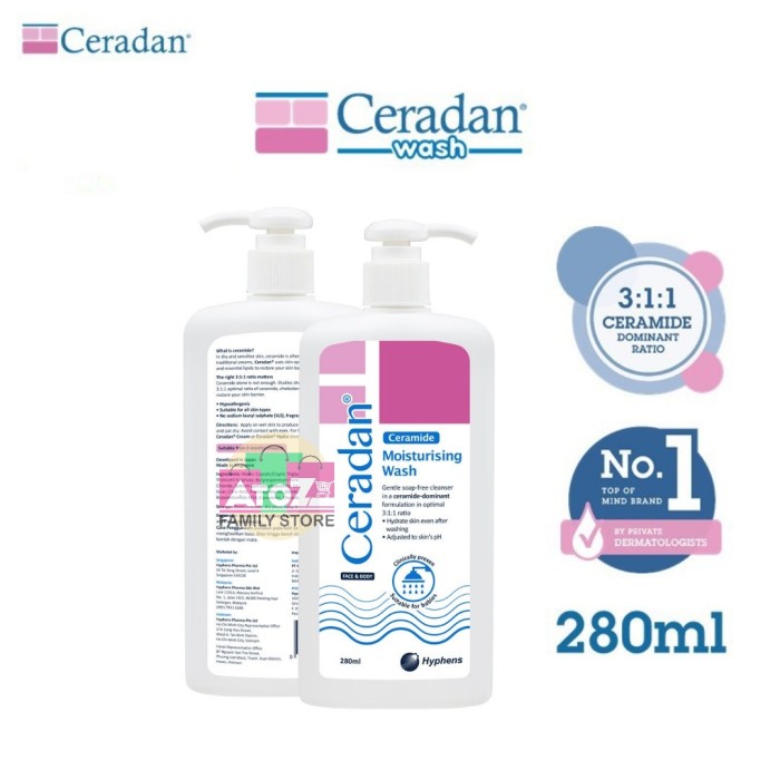 Ceradan Wash 280ml | Lazada Indonesia