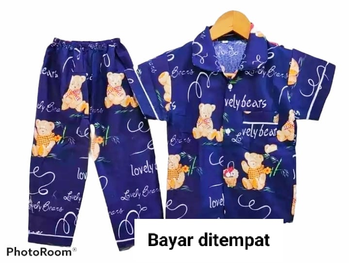 Piama Anak Motif Kartun / Setelan Santai Anak Usia 1-16 Tahun | Lazada ...