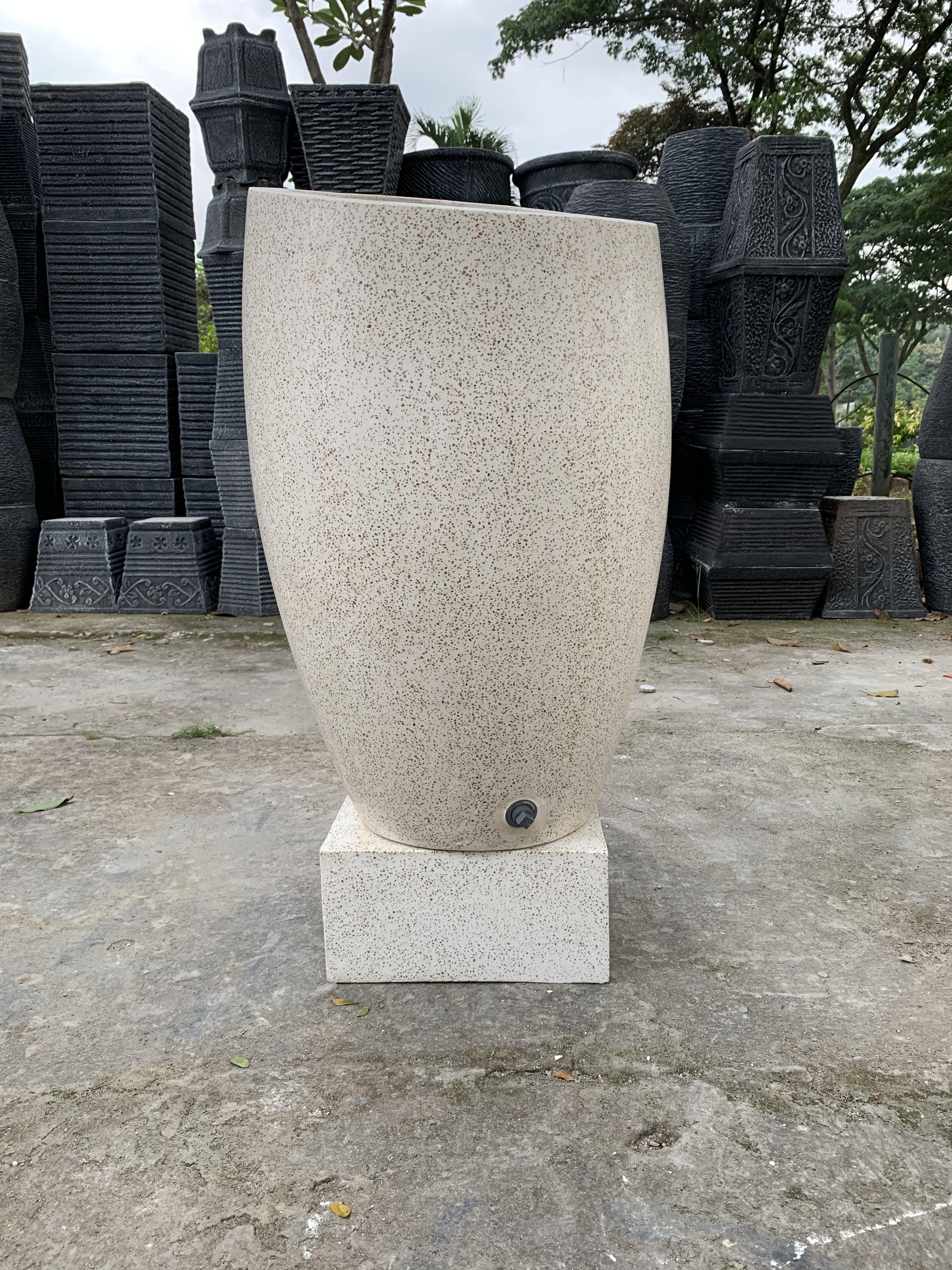 BAK MANDI TERRAZZO NATURAL TIPE KAPSUL MIRING MODERN | Lazada Indonesia