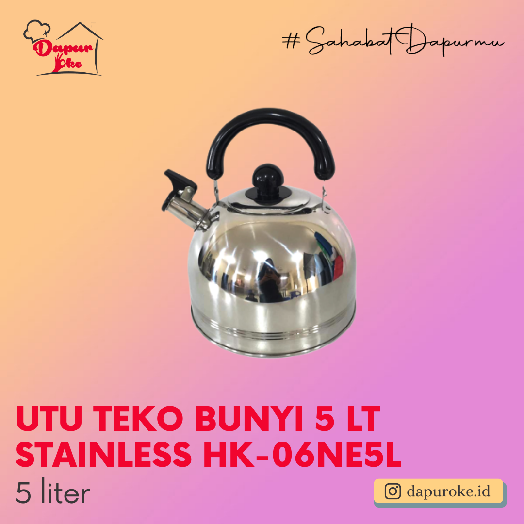 UTU Teko Bunyi 5 Lt Stainless HK-06NE5L | Lazada Indonesia