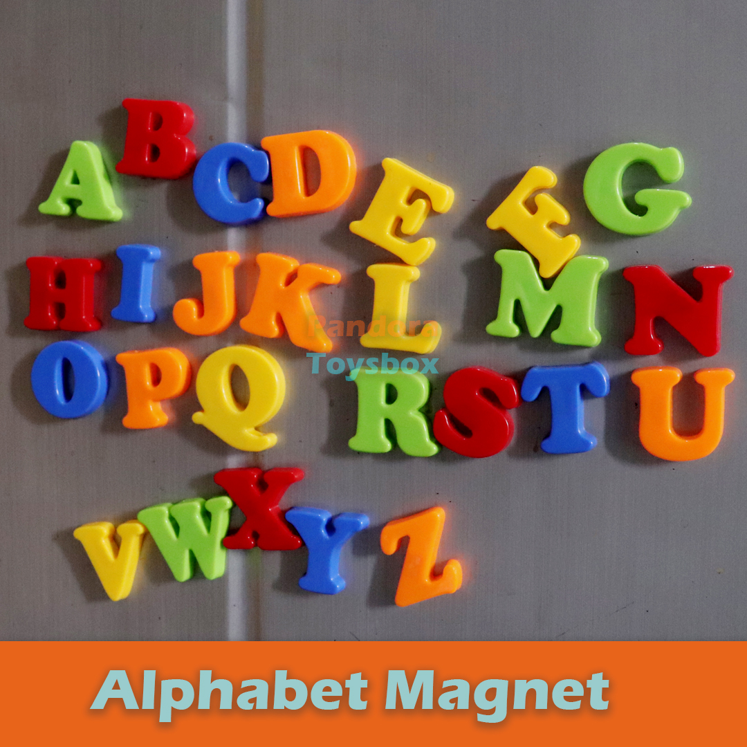 PTB Mainan ABC Abjad Huruf dan Angka 123 Magnet Alphabet Edukasi Baca ...