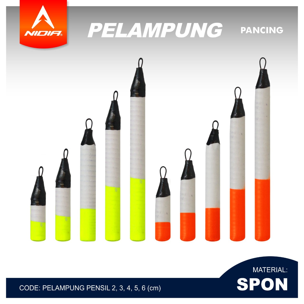 Pelampung Mancing Spon PENSIL | Lazada Indonesia