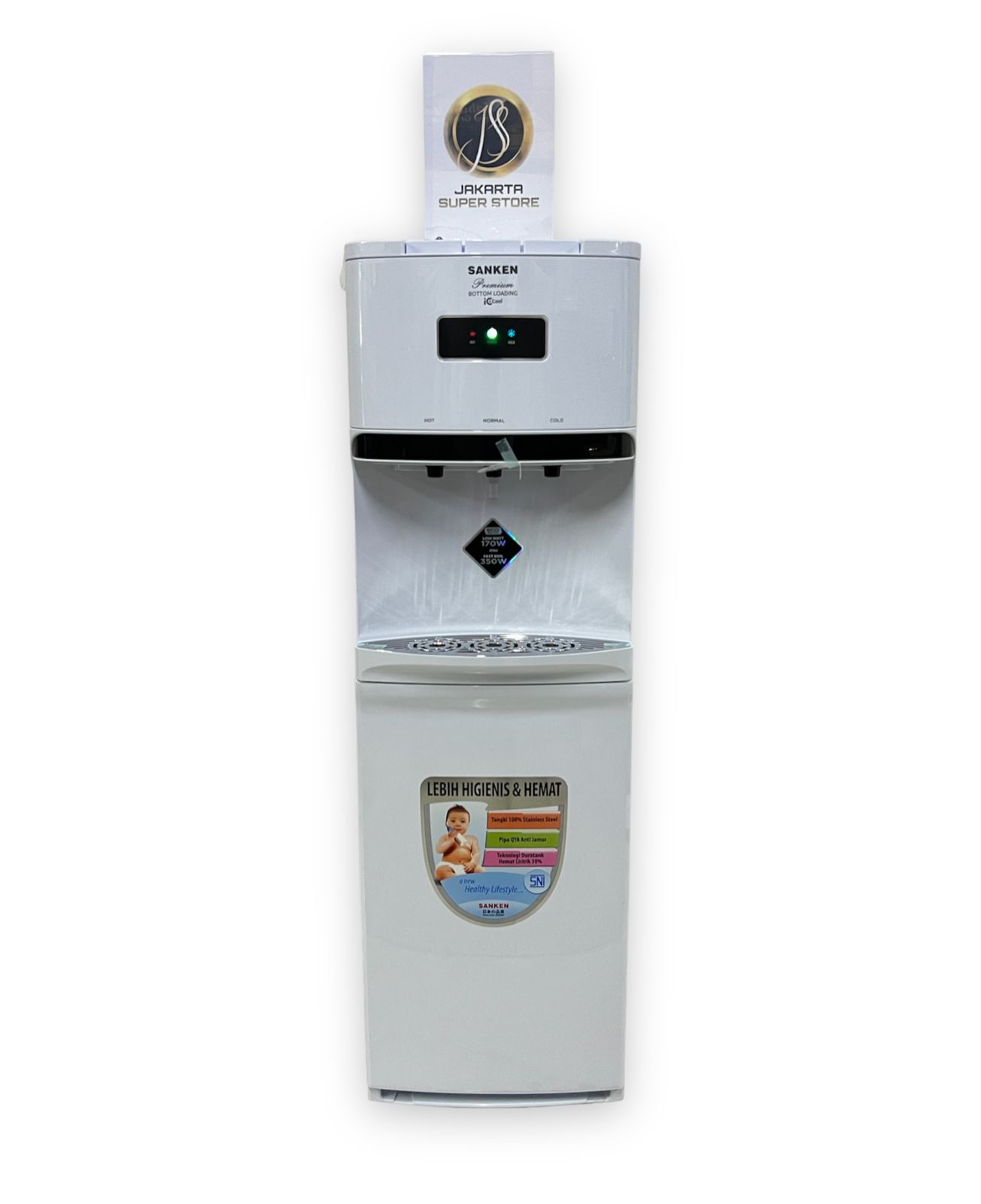 DISPENSER SANKEN HWDC 553 ICOOL NON KOMPRESSOR GALON BAWAH | Lazada ...