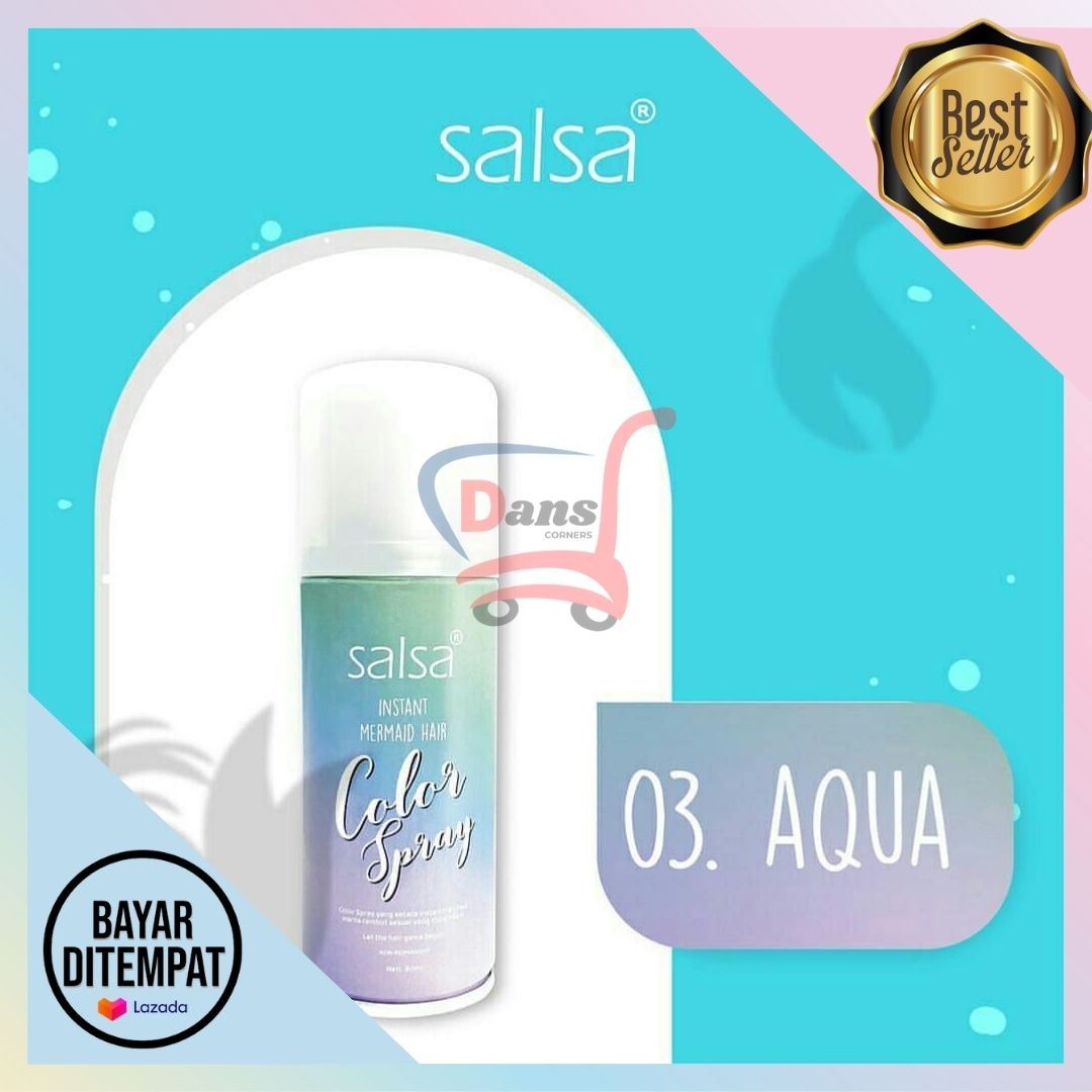 Dans Corners - Cat Pewarna Rambut Salsa Instant Mermaid Hair Color ...