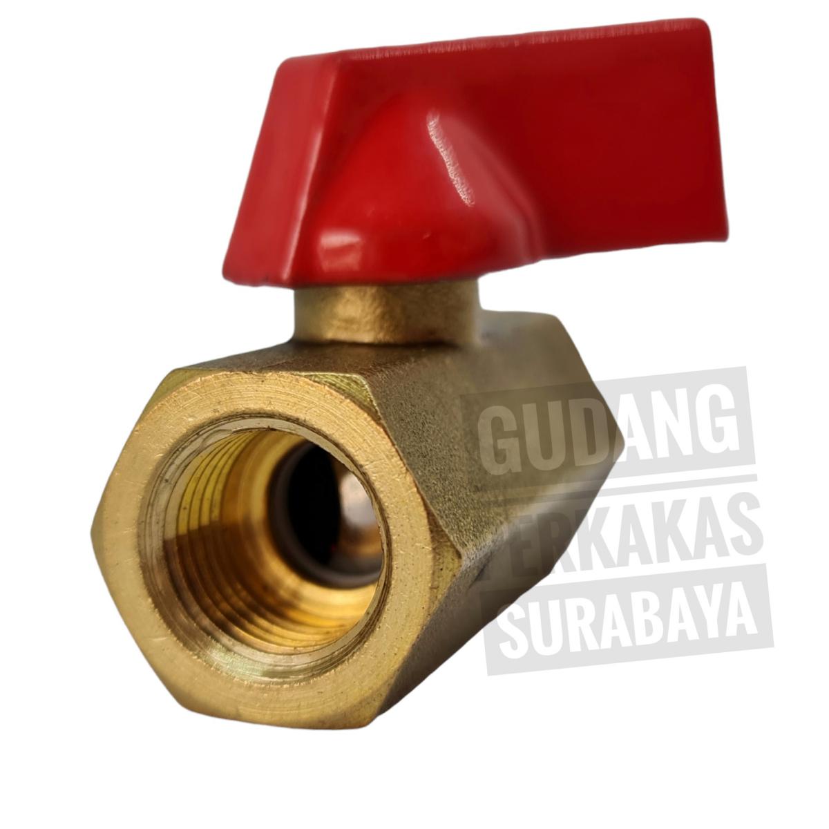STOP KRAN FEMALE x MALE MINI BALL VALVE KRAN KOMPRESOR STOP KRAN ...