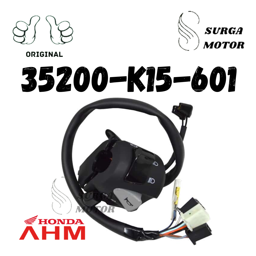 Holder Kiri Saklar Sein Ritting Tombol Dimmer Klakson New CB150R Streetfire K15M Switch Assy ...