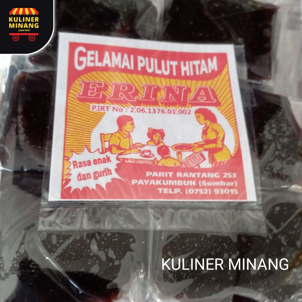 Gelamai Pulut Hitam Erina Oleh-Oleh Asli Cemilan Kampung Makanan Khas ...