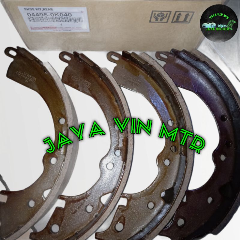 brake shoe kampas rem belakang Toyota Innova inova original | Lazada ...