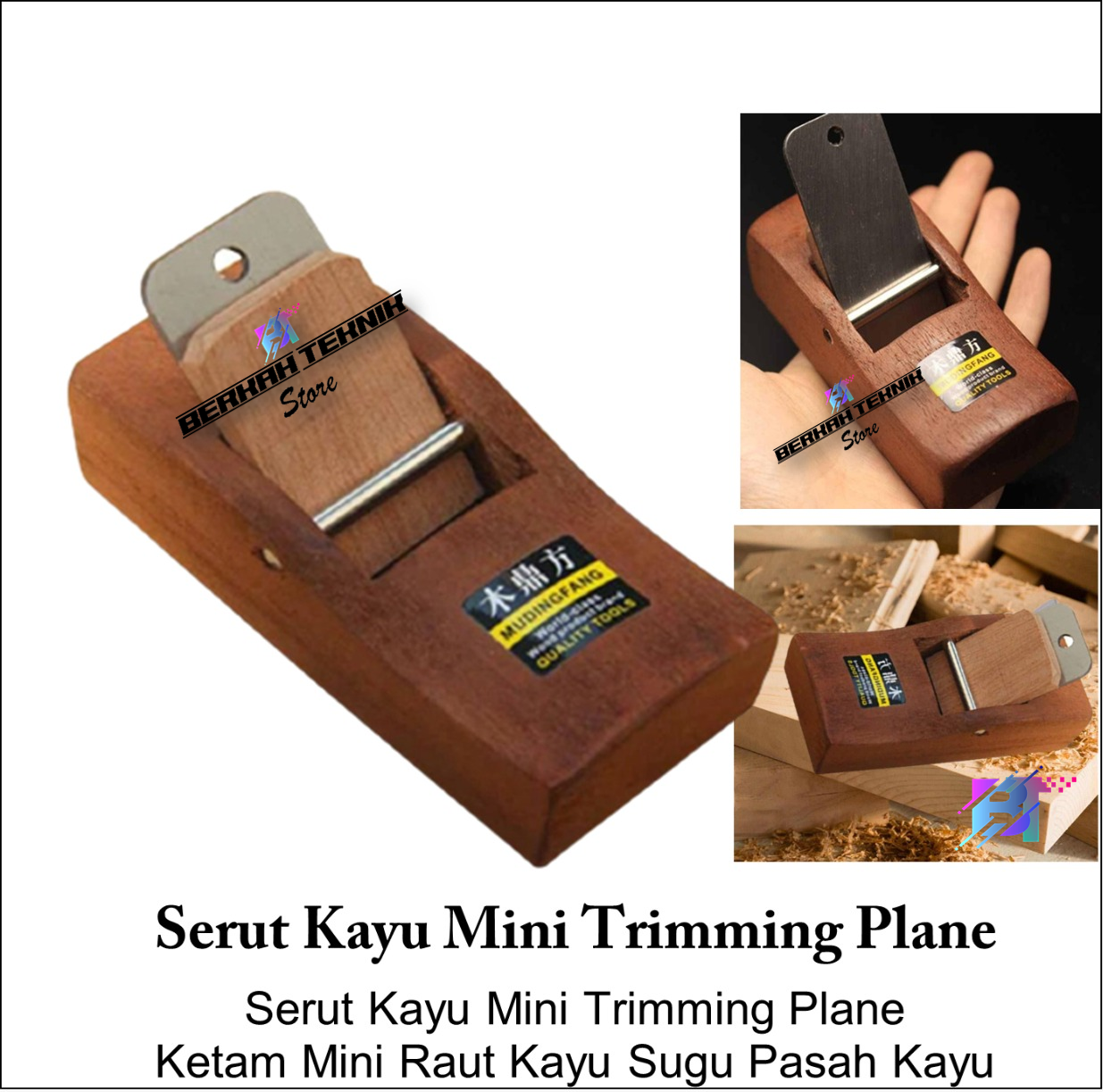 Mini Trimming Ketam Serutan Kayu Mini Manual / Alat Planer Ketam Pasah ...