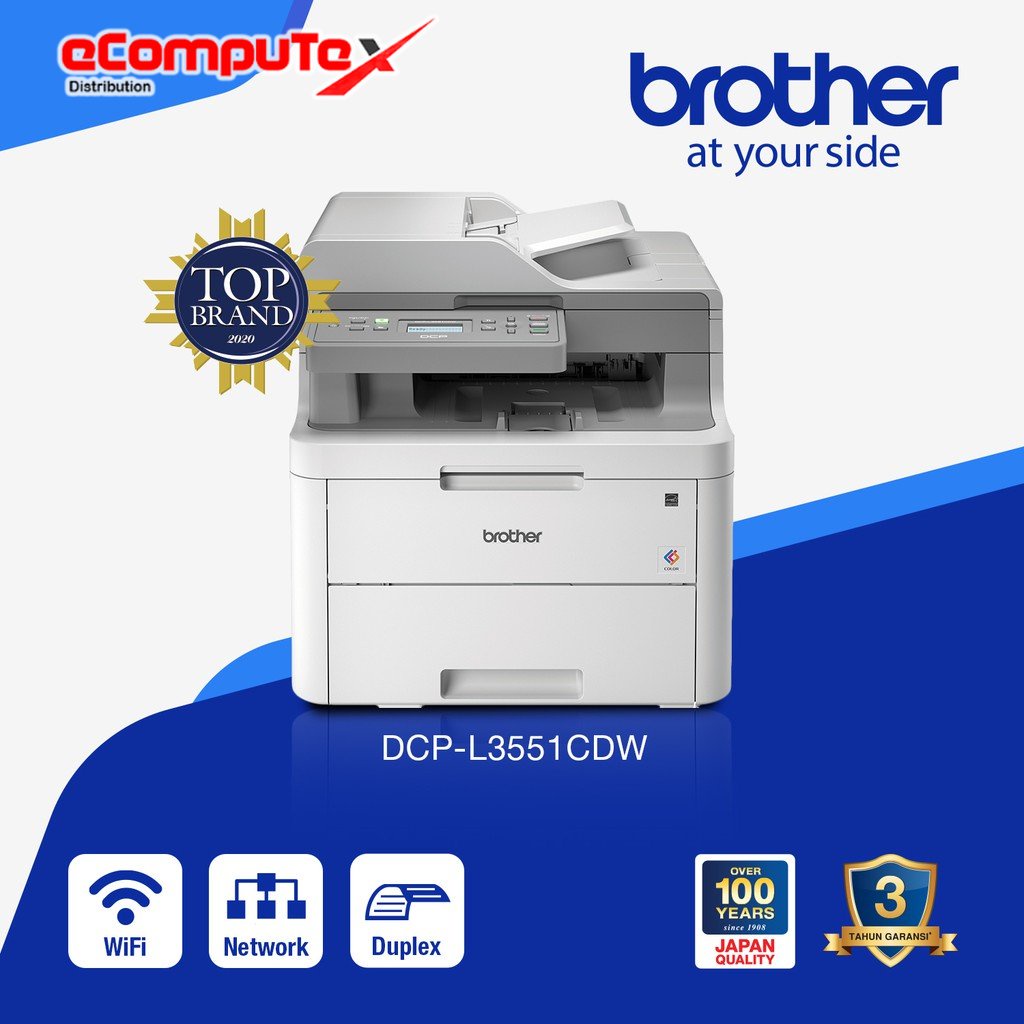 PRINTER BROTHER DCP L3551CDW / L 3551CDW LASER COLOR AIO DUPLEX WIFI ...