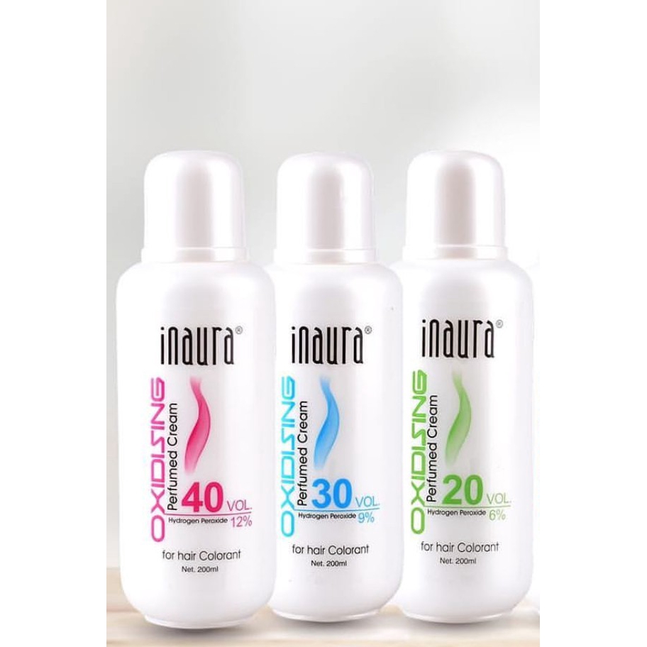 Paket Bleaching Inaura ( Powder Bleaching 20g + Oxydant 200ml ...