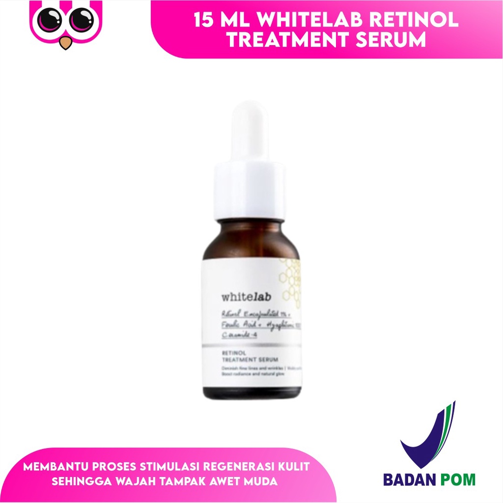 15 ML WHITELAB RETINOL TREATMENT SERUM / SERUM WAJAH ANTI AGING ...