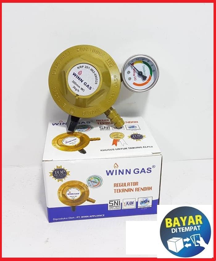 Regulator WIN Gas + Meter anti bocor | Lazada Indonesia