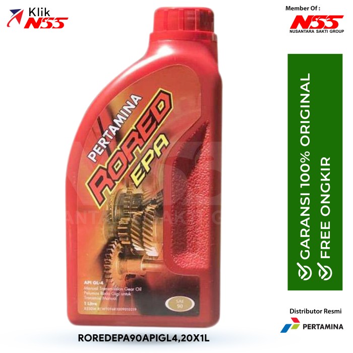 Oli Mobil Pertamina - RORED EPA 90 API GL-4 1L | Lazada Indonesia