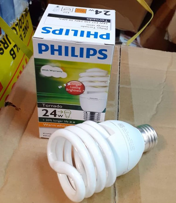 Philips Tornado 24 Watt Putih / Kuning (sudah termasuk Bubble Wrap) | Lazada Indonesia