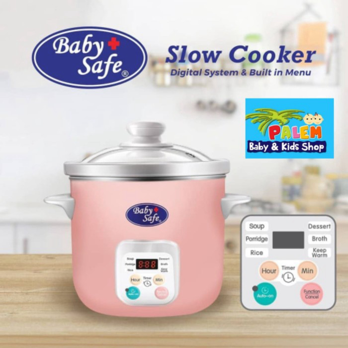 Baby Safe Slow Cooker 1.5L LB06D Alat Masak Makanan Bayi | Lazada Indonesia
