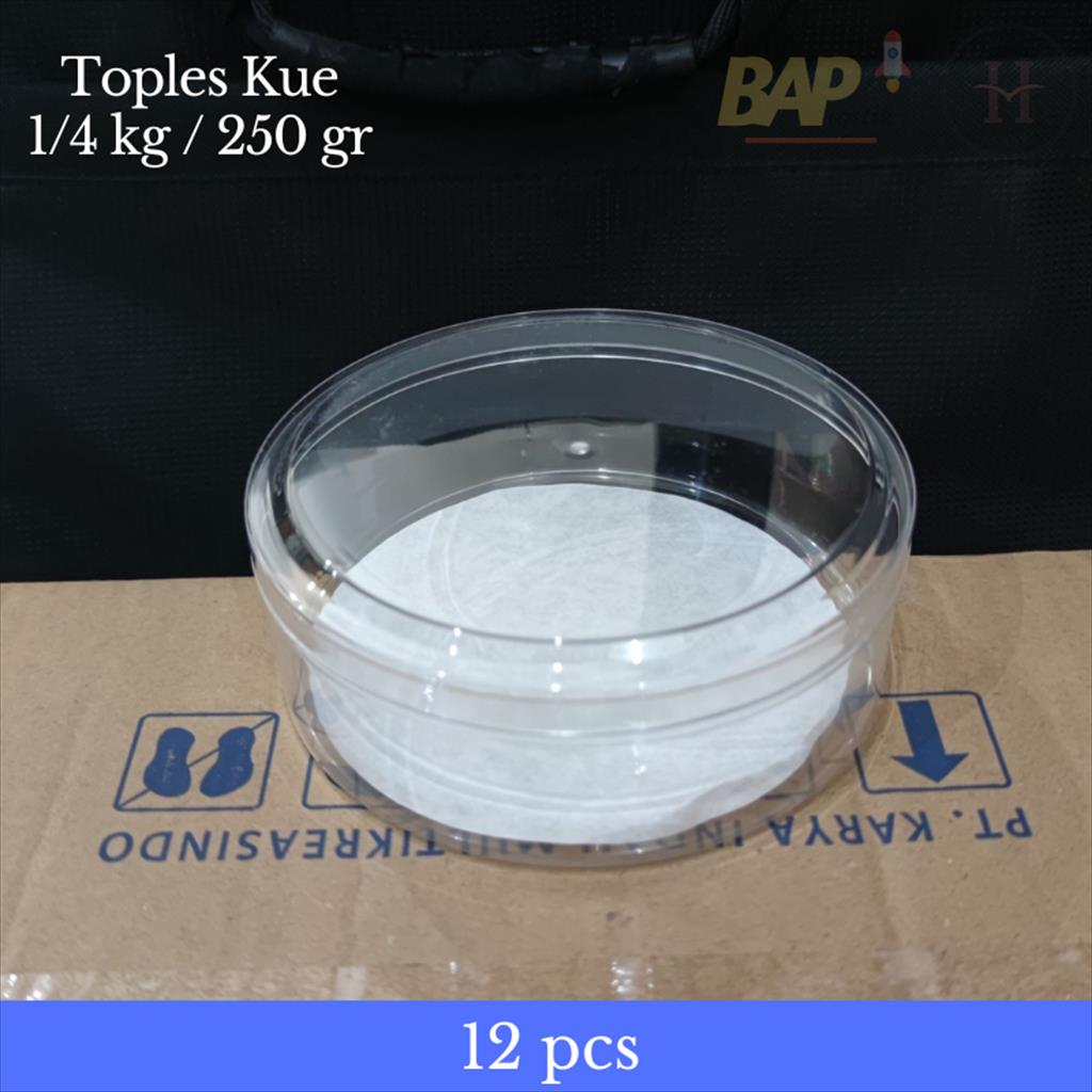 Toples Kue Jawi 1/4 kg 250 gr Stoples Plastik Kue Kering | Lazada Indonesia