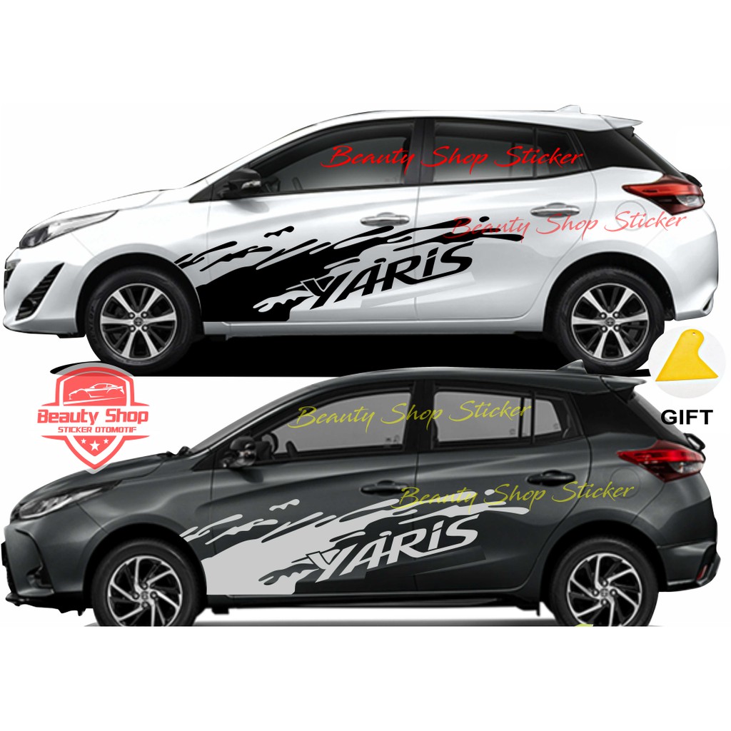 PROMO SPECIAL STICKER YARIS STIKER MOBIL ALL NEW TOYOTA YARIS / YARIS ...