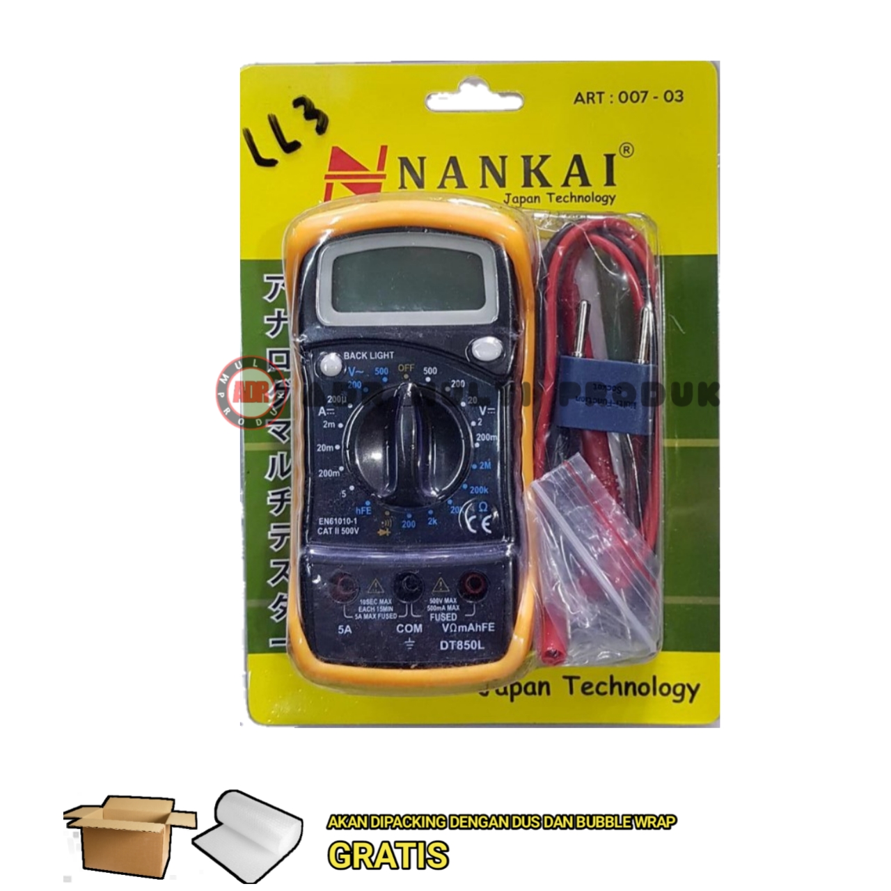 Multitester Avometer Multimeter Multi Tester Digital DT DT850L Nankai ...