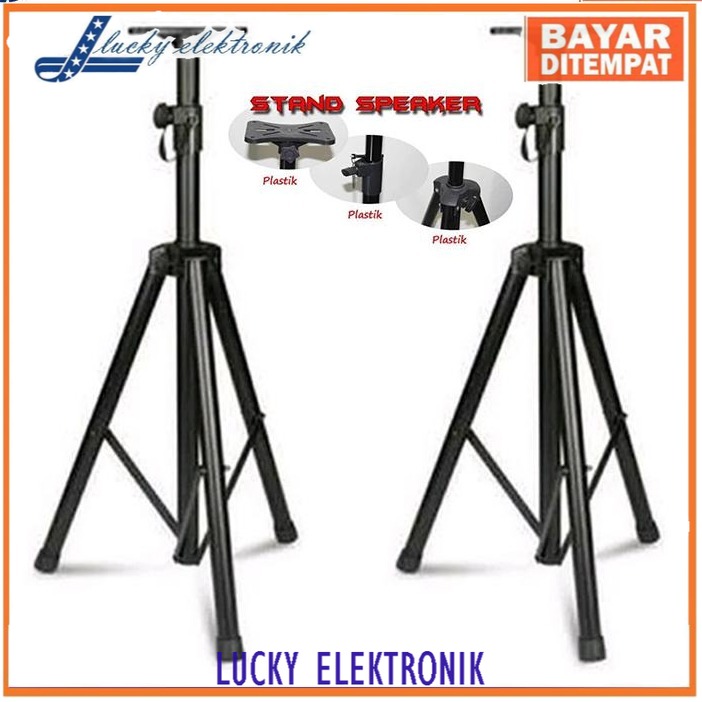 Stand Tiang Tripod SPS-502 Stand Tiang Tripod Speaker Meeting Speaker | Lazada Indonesia