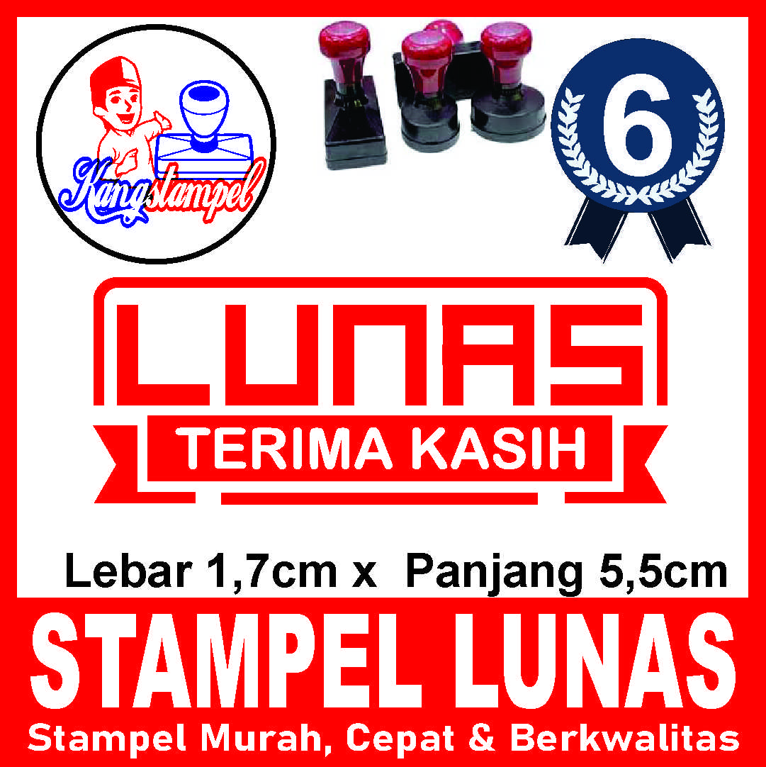STEMPEL LUNAS BERBAGAI MACAM DESAIN KEREN/BISA DIISI ULANG | Lazada ...