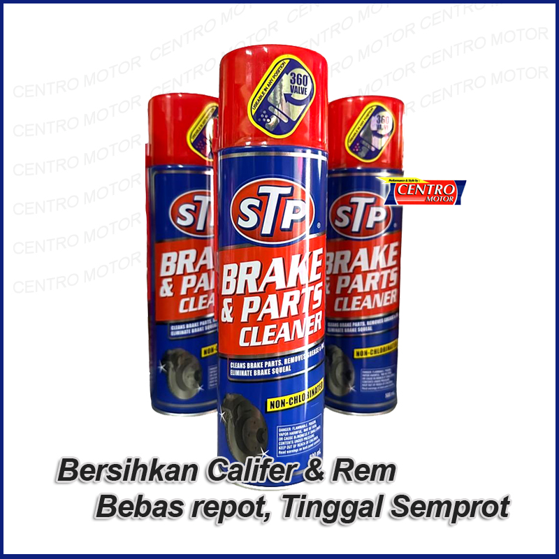 STP Brake Cleaner Spray 500ml.Membersihkan Kalifer dan kampas rem ...