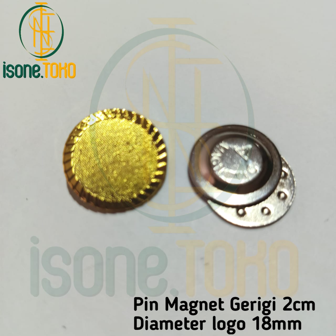 Pin Gerigi 20mm 2cm Pin Kegiatan Organisasi Pin Peniti Magnet Kosongan ...