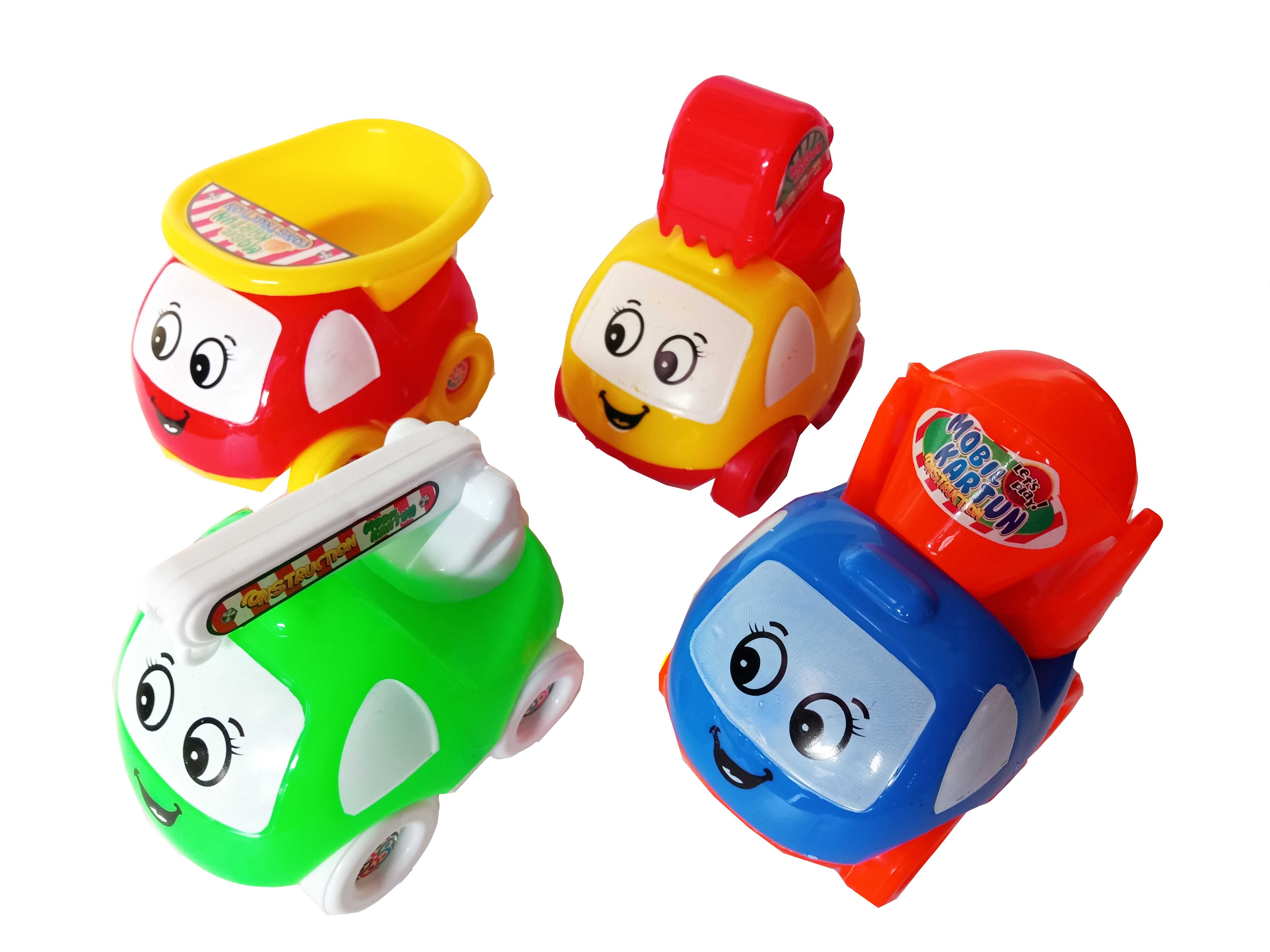 Mobil Mobilan Kartun Konstruksi Pullback isi 4 pcs | Lazada Indonesia