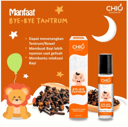 CHIO Bye Bye Tantrum Essential Oil 0-2tahun | Lazada Indonesia