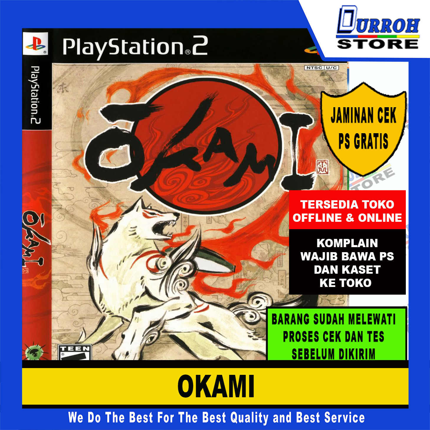 KASET GAME PS2 / PLAYSTATION 2 OKAMI | Lazada Indonesia