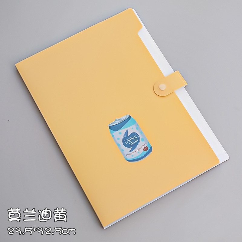 B 081 FILE FOLDER 6 SLIDE MOTIF POLOS DOCUMEN BAG 6 POCKET MAP FILE ...