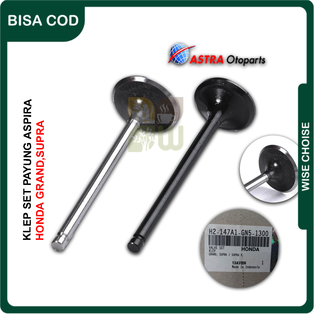 Aspira Klep Set In & Ex Honda Grand Supra Revo Payung Klep Kit Komplit ...