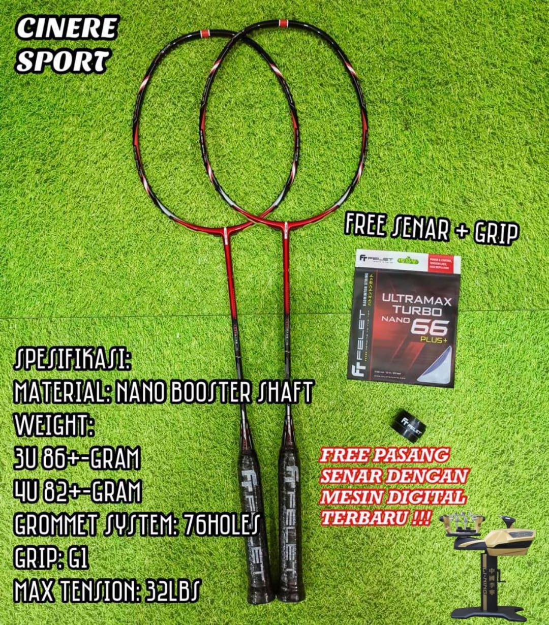 Raket Badminton FELET AERO MARS 10 | Lazada Indonesia