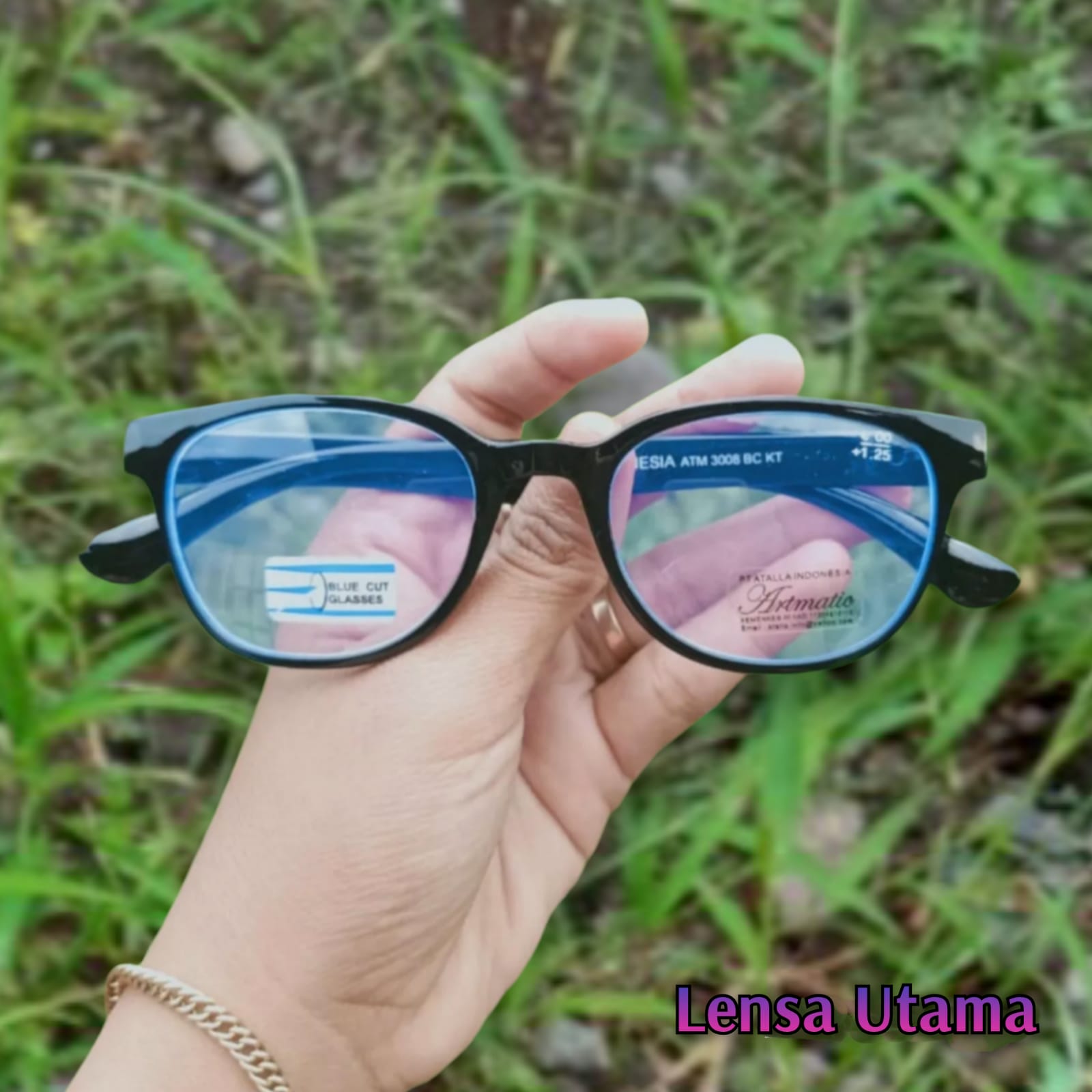 Kacamata Plus Baca dan Jalan / Kaca mata Progresif 3in1 Double Fokus ...