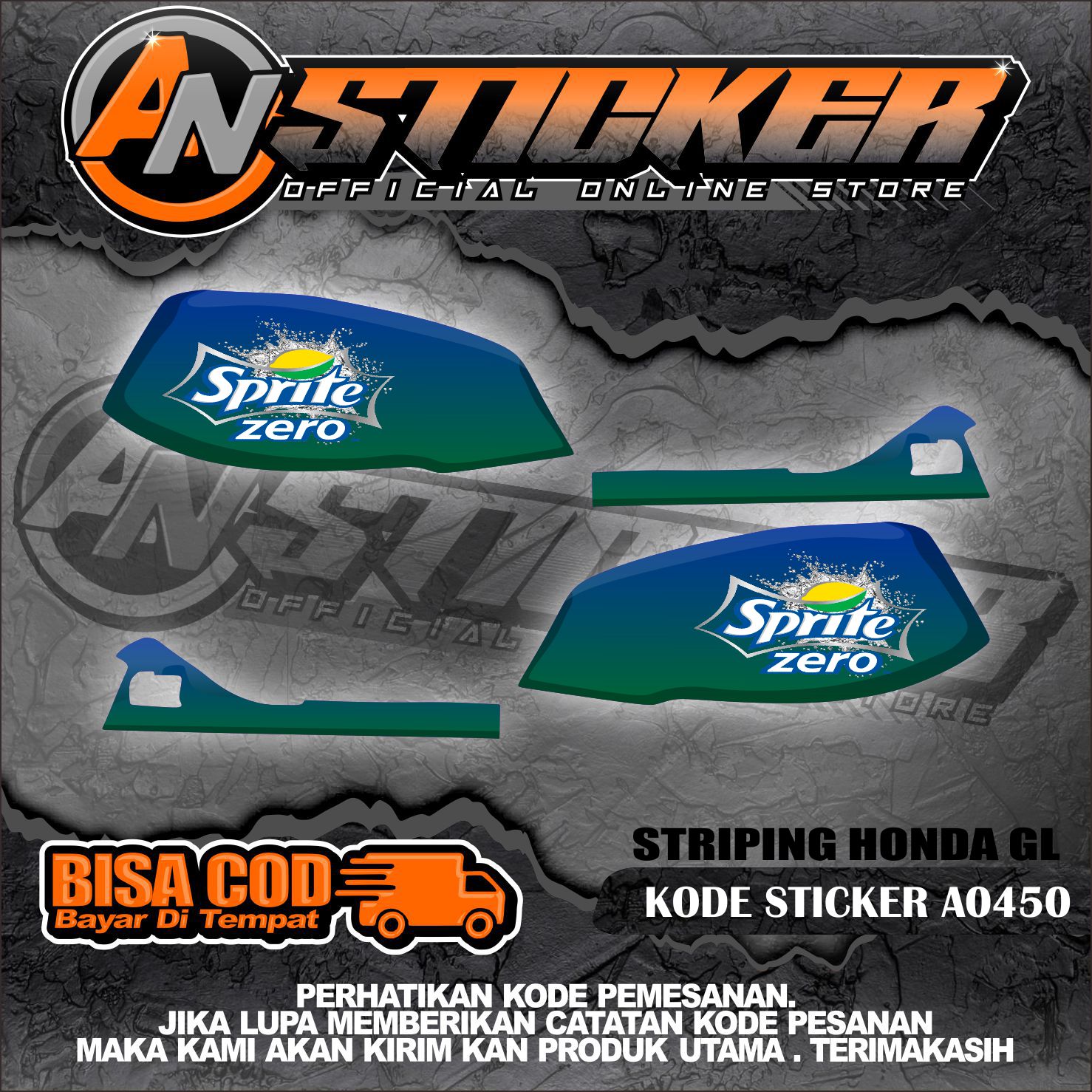 STICKER TANGKI GL PETRONAS,FLORIDINA,MARIMAS,BEAR BRAND,SPRITE,TORPEDO ...