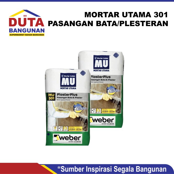 Mortar Utama 301 Pasangan Bata/Plesteran | Lazada Indonesia