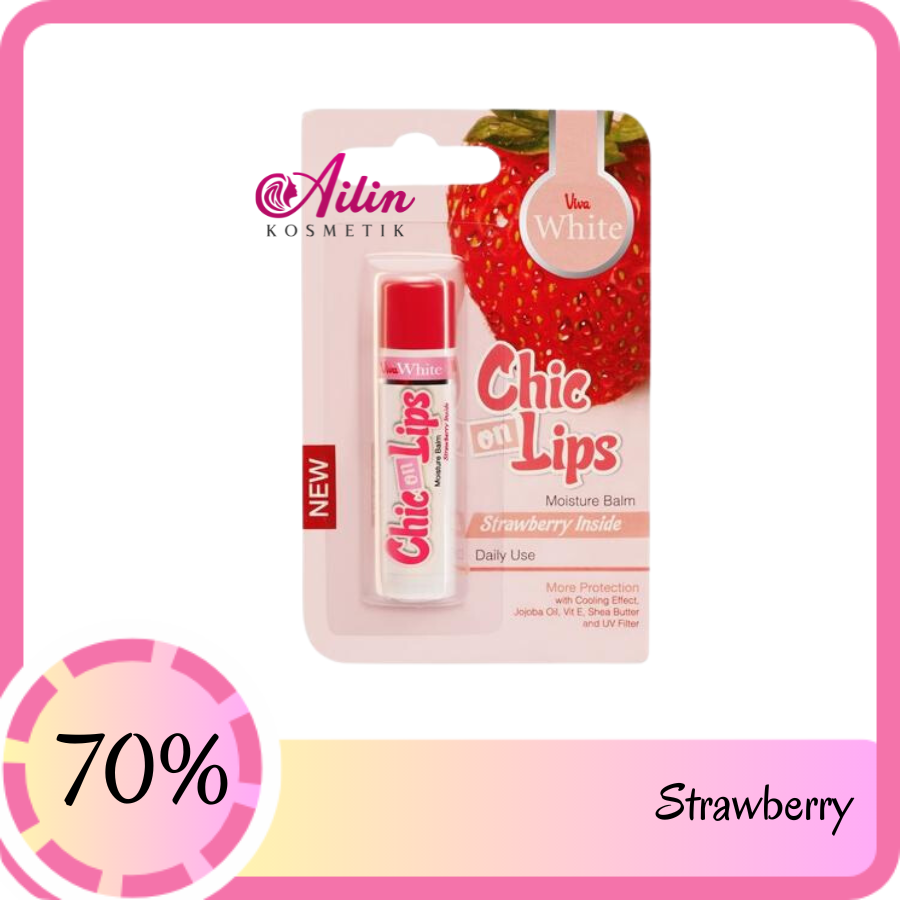 VIVA Chic On Lips Lip Balm ORI BPOM / Pelembab Bibir Moisture Balm BY ...