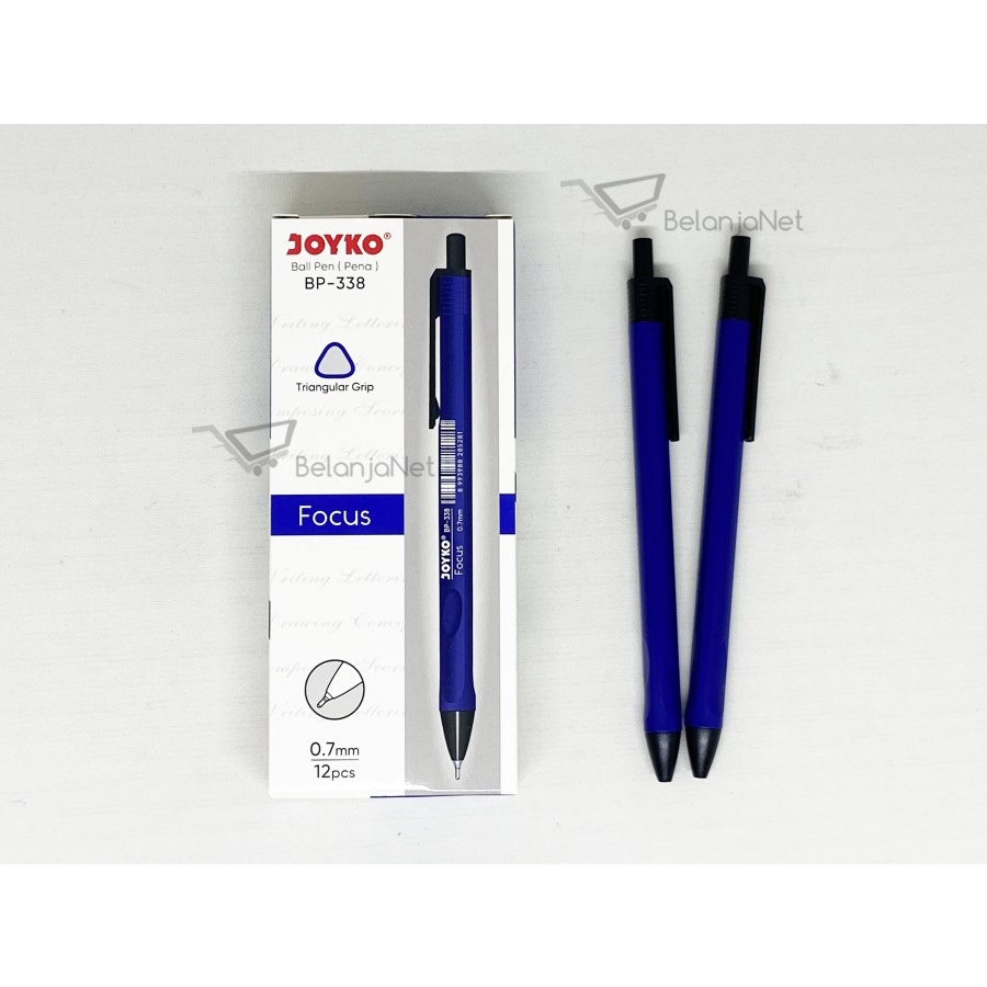 Pen Cetek Pulpen Ballpoint Ball Pen Joyko Vocus BP-338 0.7mm [1 LUSIN ...