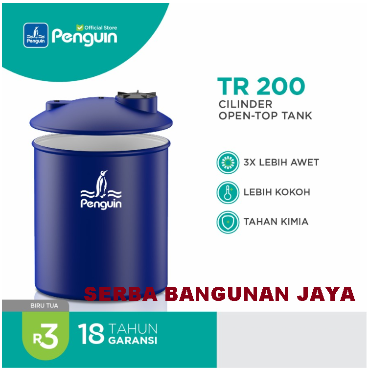 PENGUIN TR 200 ( 2200 Liter ) TANGKI AIR Open-Top Tank | Lazada Indonesia