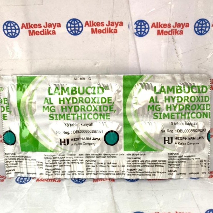 LAMBUCID ISI 10 TABLET - OBAT MAAG | Lazada Indonesia