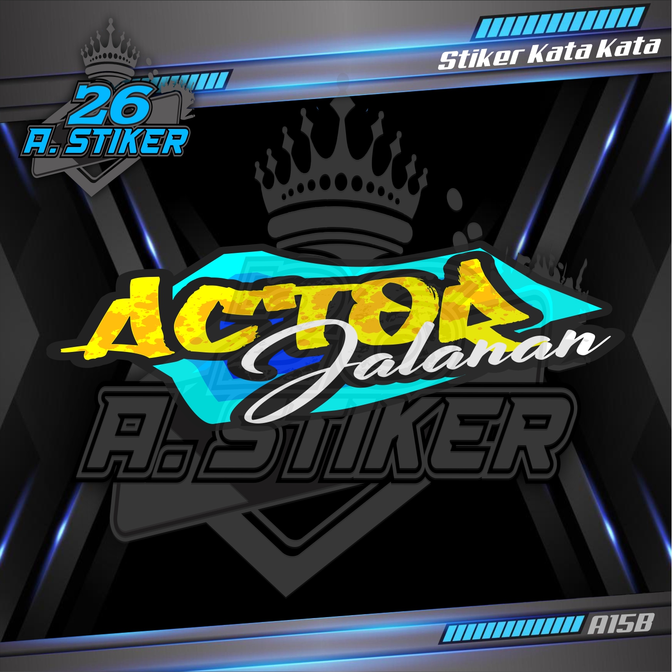 stiker tulisan kata kata keren ,stiker racing, kata kata lucu ,stiker ...