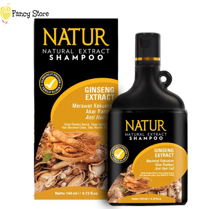 Natur [140-G] Hair Shampoo 140mL Ginseng | Lazada Indonesia