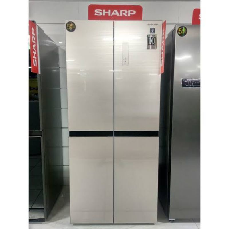 Kulkas Side by side Sharp 4 pintu Sj IF 51 Pg BK 472 Liter | Lazada ...