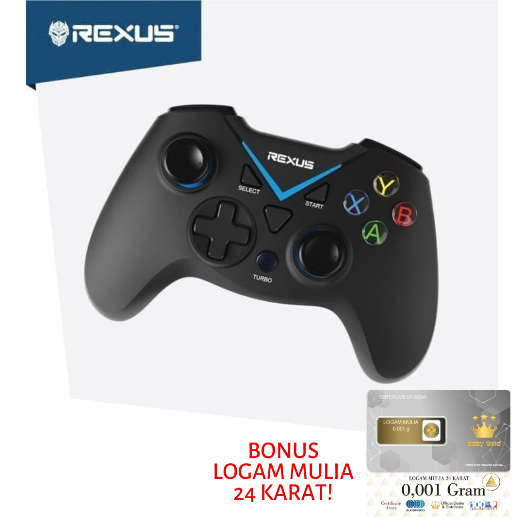 Rexus Gladius GX100 Wireless Gaming Gamepad - Joystick / Stick | Lazada ...