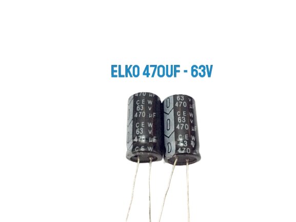 ELKO KAPASITOR 470UF - 63V HITAM (10) | Lazada Indonesia