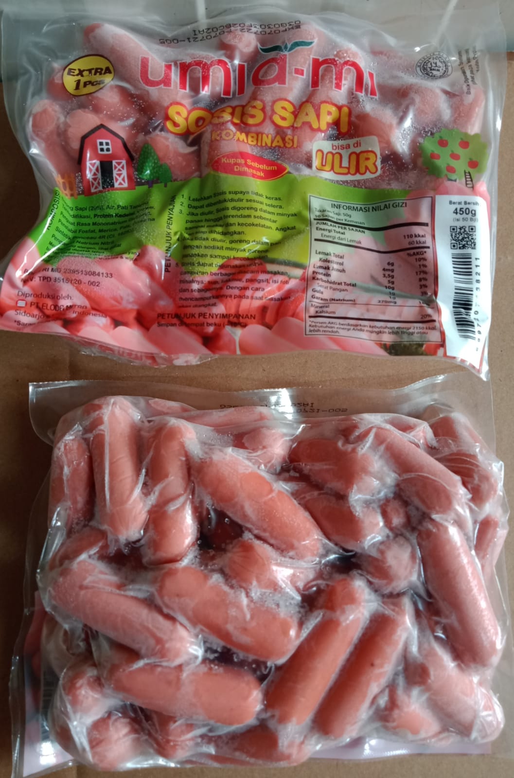 umiami sosis sapi ulir coktail ayam/sapi | Lazada Indonesia