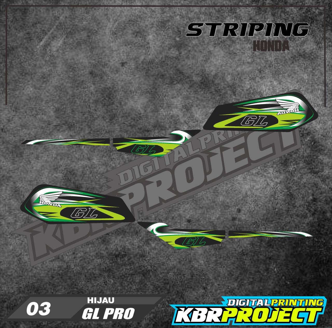 ( COD ) GL PRO STICKER STRIPING MOTOR HONDA GL PRO IP.03 STRIPING ...