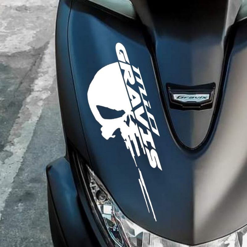 Gravis Punisher Cutout Decals 100% Waterproof variasi body motor ...