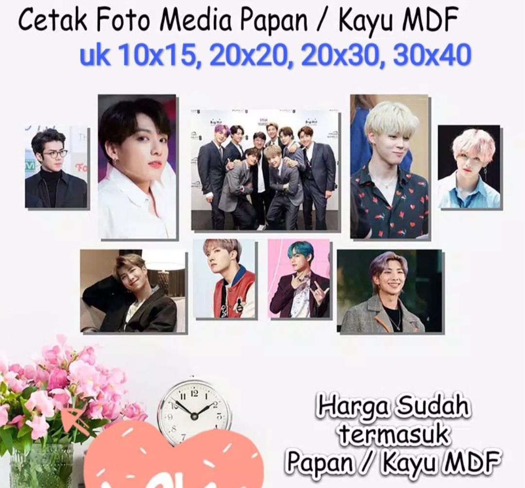 cetak poto bahan mdf ukuran 10R | Lazada Indonesia