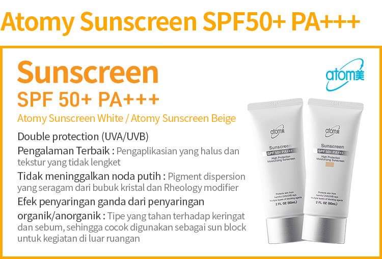 Atomy Sunscreen SPF 50+ PA+++ | Lazada Indonesia
